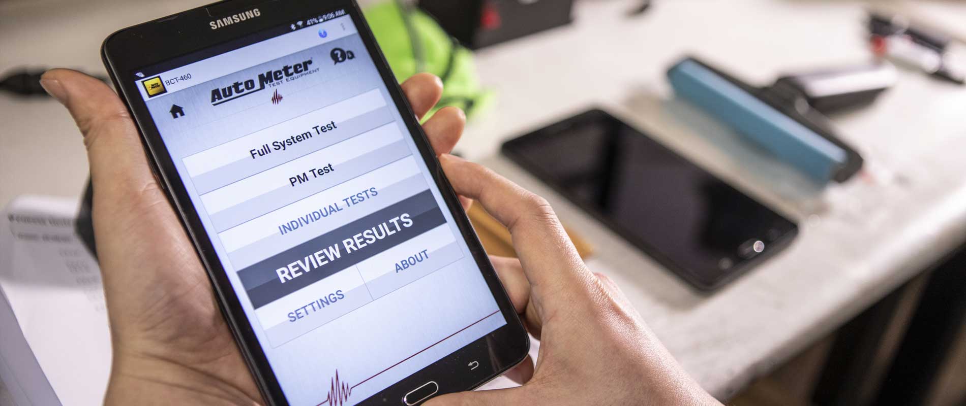 Auto Meter Delivers Game-Changing Battery Tester on Samsung Tablet ...