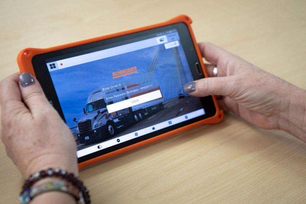 Schneider creates more connected fleet with tablet-based telematics ...