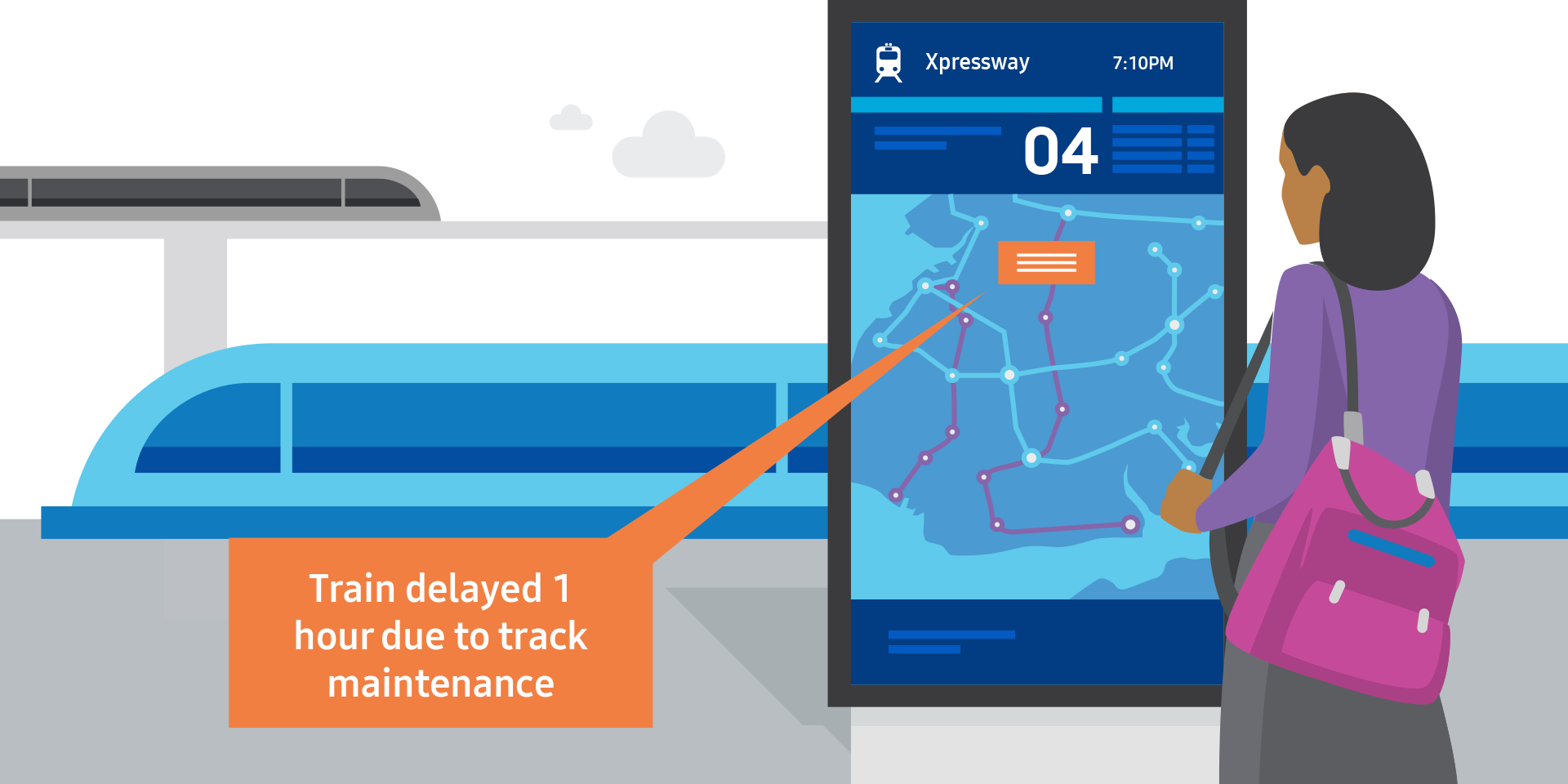 Digital signage brings real-time information to public spaces