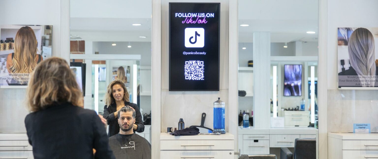 Premier salon gets a technology makeover with Samsung displays ...
