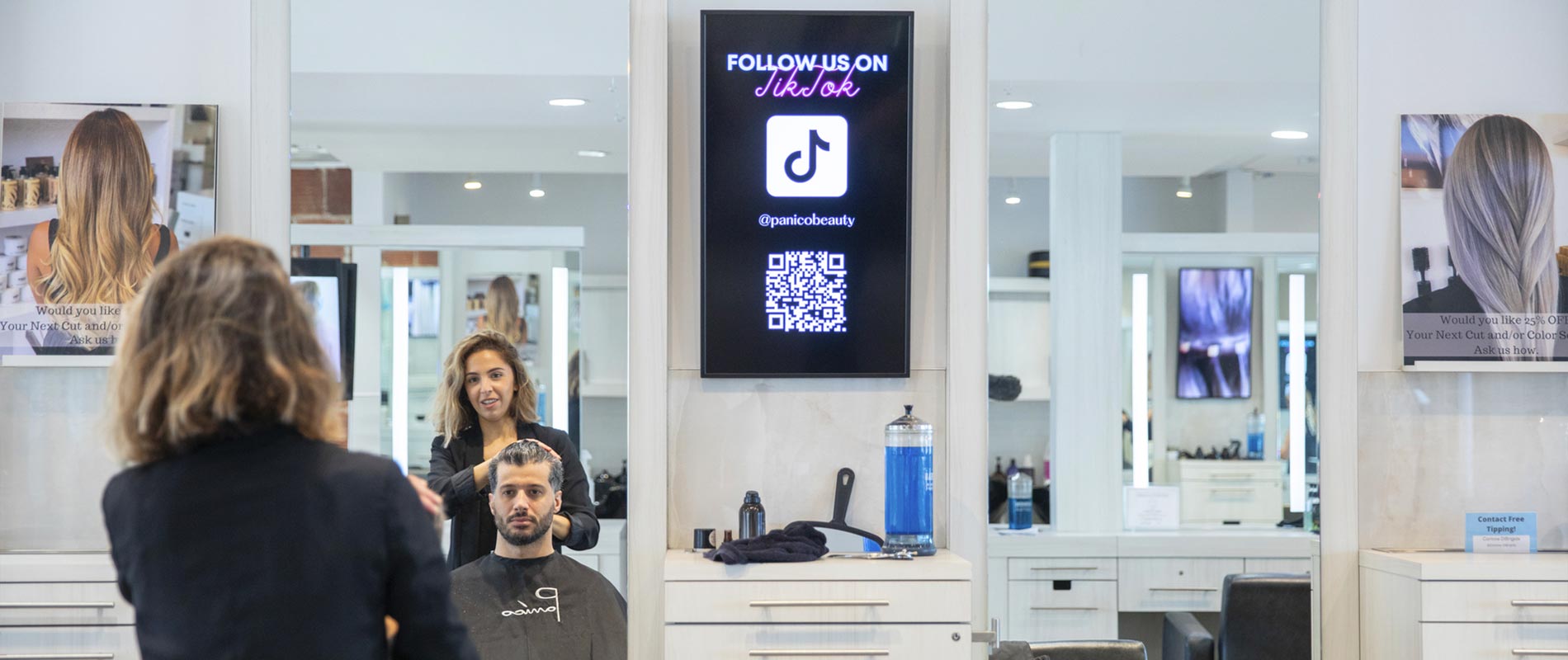 Premier salon gets a technology makeover with Samsung displays ...