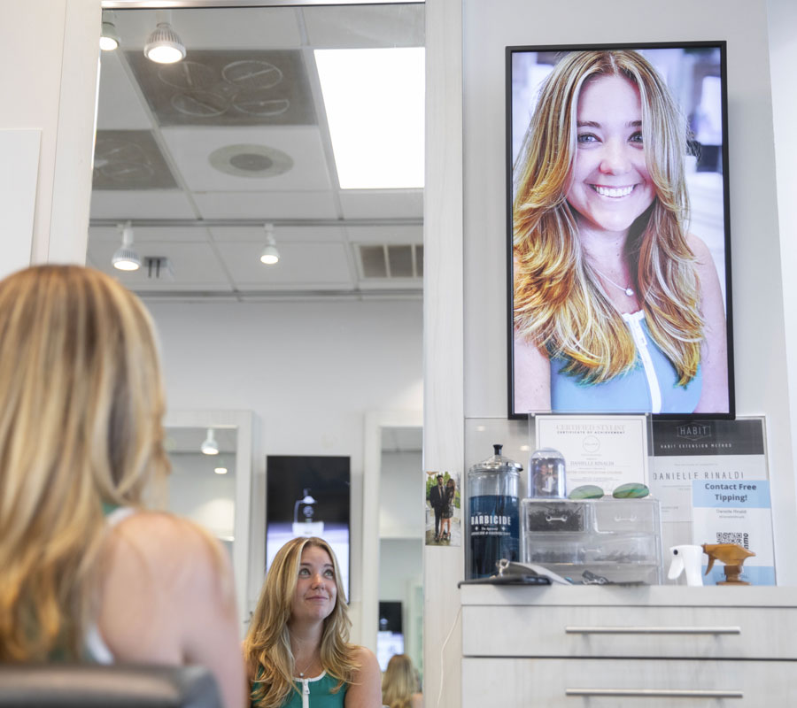 Premier salon gets a technology makeover with Samsung displays ...
