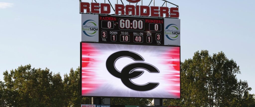 High school steps up its game with video scoreboard - Samsung Business ...