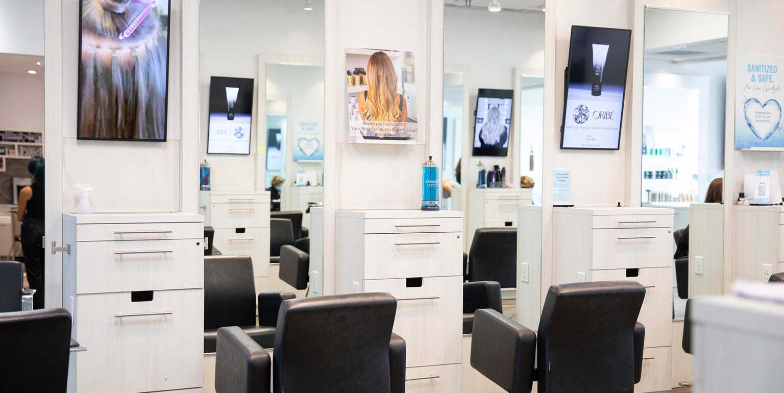 Premier salon gets a technology makeover with Samsung displays ...