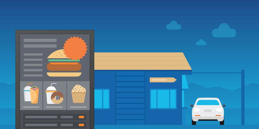 Engage and interact with QSR consumers through digital displays