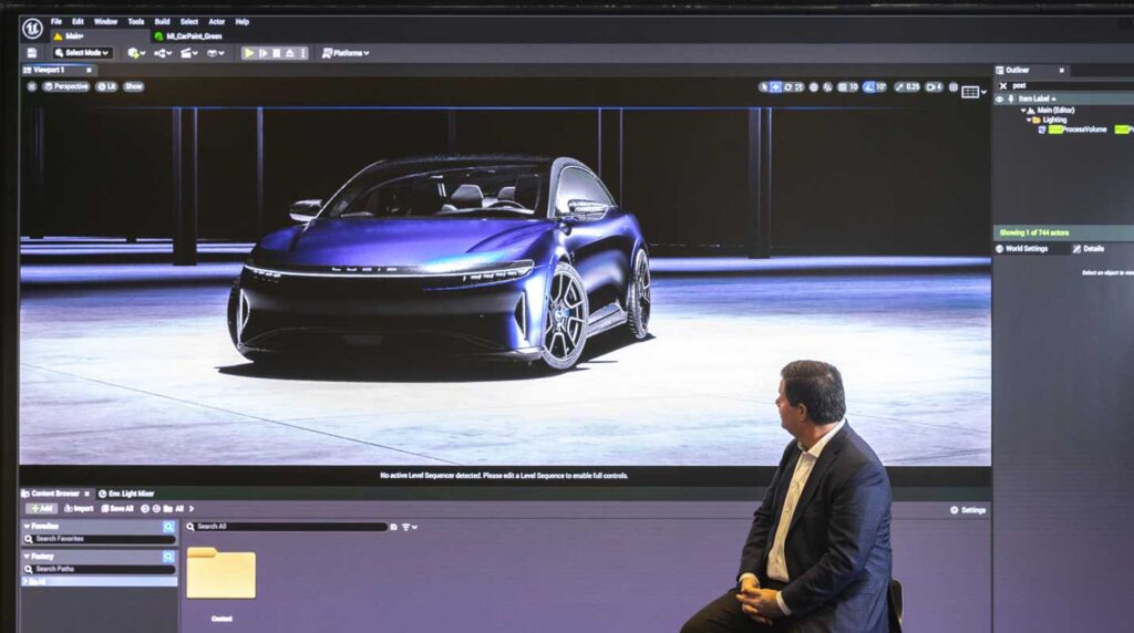 The Wall powers collaborative design at Lucid Motors - Samsung Business ...