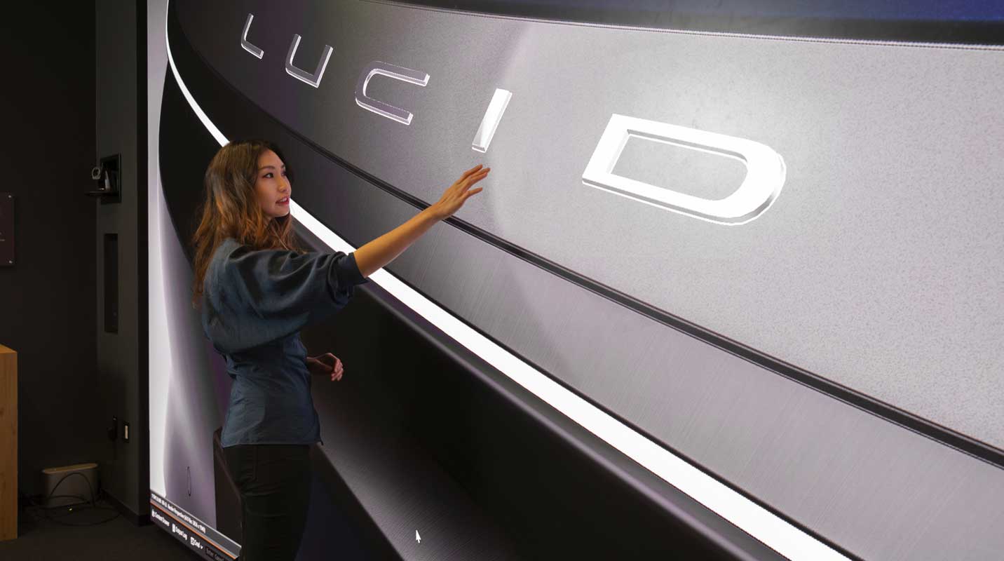 The Wall powers collaborative design at Lucid Motors - Samsung Business ...