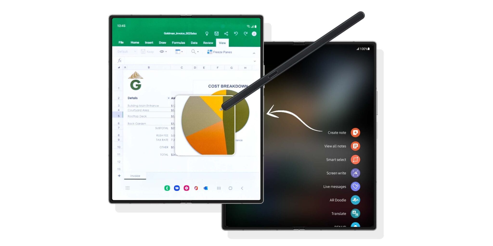 How to excel at Excel on Samsung Galaxy Z Fold6 - Samsung Business Insights