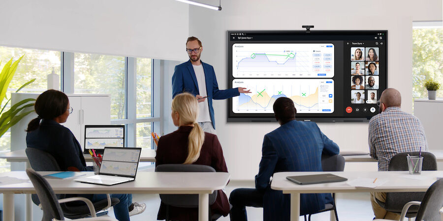 How to share a screen wirelessly on Samsung Interactive Display ...